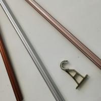 China American Style 28mm 6.7m Wrought Iron Curtain Rods for Custom Decorative Finials for sale