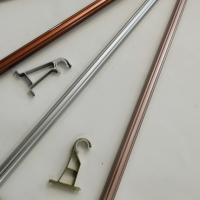 China European Style 28mm Twisted Wrought Iron Curtain Rods 7.2m for Home Decorative Windows for sale