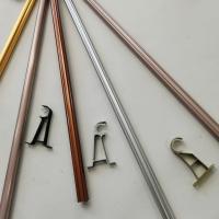 China European Style 28mm Twisted Wrought Iron Curtain Rods 7.2m for Home Decorative Windows for sale