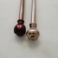 China Luxury Adjustable 0.4mm 6.7m Wrought Iron Drapery Rods for sale