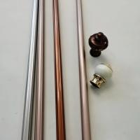 China Simple 5 Metres 10mm Twisted Wrought Iron Curtain Rods for sale