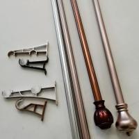 China 22 Inch Single Track 7m Adjustable Ceiling Mount Curtain Rod for sale