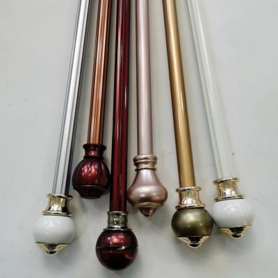 China 28mm Window Decorative 5m Wrought Iron Curtain Rods for sale