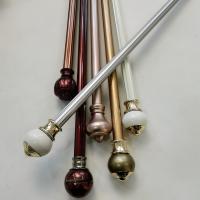 China 28mm Window Decorative 5m Wrought Iron Curtain Rods for sale