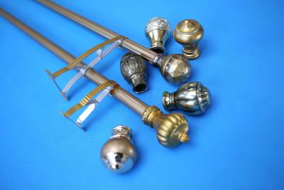 China Electrophoresis Galvanized Pipe Curtain Rod 6.7m 28mm 0.45mm Custom Length for sale