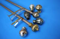 China Luxury Modern Drapery Galvanized Pipe Curtain Rods Adjustable ISO9001 Certified for sale
