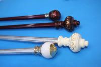 China Home Decoration Single Bracket Simple Curtain Rod 28mm 6.7 Meter for sale