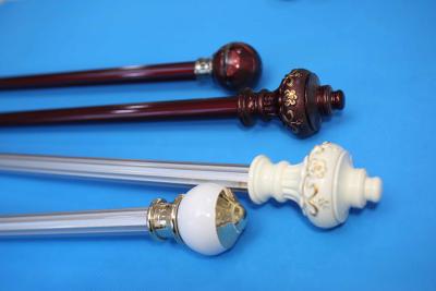 China Home Decoration Single Bracket Simple Curtain Rod 28mm 6.7 Meter for sale