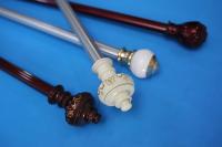 China Home Decoration Single Bracket Simple Curtain Rod 28mm 6.7 Meter for sale