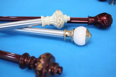 China Decorative Ceiling Mount Double Curtain Rod 5.8 Metre 0.4mm for sale