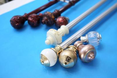 China Window Decorative Galvanized Pipe Curtain Rod 6.7 Metre 26mm for sale