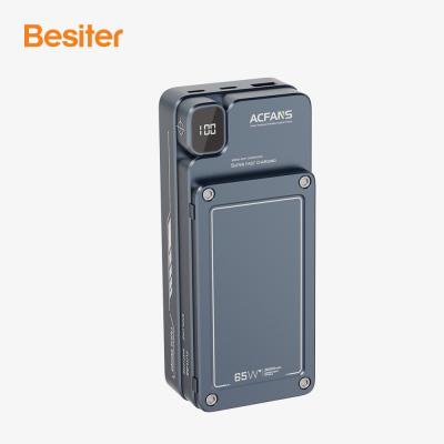 China ABS Double USB Battery Laptop Charger Power Bank OEM/ODM 30000mah 65w/20w for sale