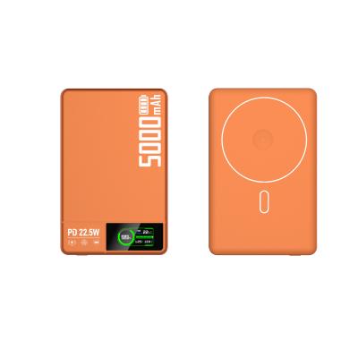 China BST-A105A 5000mAh Magnetic Wireless Power Bank,PD 20W ，Aluminum Alloy Ultra-thin Design for sale