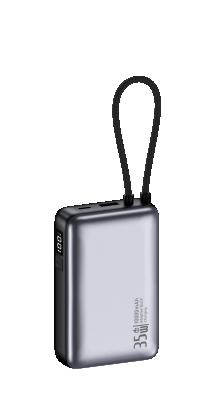 China Besiter BST-A331 10000mAh 35W PD Fast Charging Power Bank with Built-in USB-C Cable for sale
