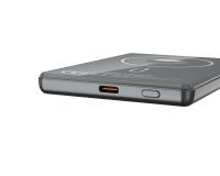 China 5000mAh Aluminum Alloy Magnetic Wireless Portable Power Bank, PD 20W Fast Charging External Battery Pack for sale