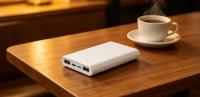 China Besiter Mini Power Bank High Capacity 5000mAh Dual USB & Type-C LI-Polymer Battery Micro USB Interface Thin Powerbank for sale
