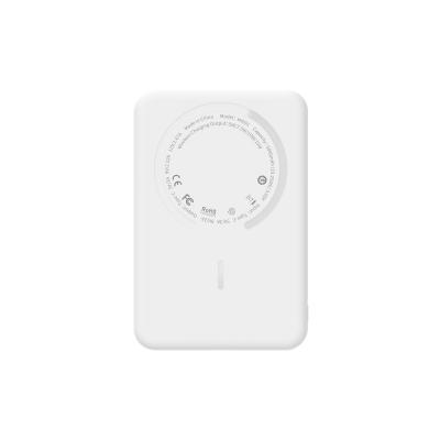 China ABS Shell Mini Magnetic Wireless Power Bank 5000mAh 15W Fast Magnetic Charger Type-C Portable Phone Charger for sale