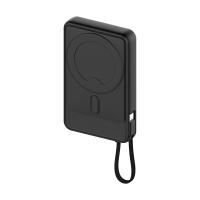 China 10000mAh Magnetic Wireless Power Bank for Apple Watch 15W Fast Wireless Charging Portable Mini PD Powerbank With Lanyard ABS for sale