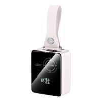 China Portable Power Bank 20000mAh Capacity with input 45W Fast Recharge Retractable Cable and Real Time Battery Status Display for sale