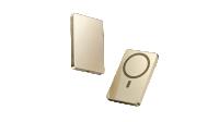China Ultra Slim Magnetic Power Bank 5000mAh Aluminum Alloy 15W Wireless PD Fast Charge M0505 for iPhone for sale