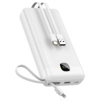 China High Capacity 30000mAh Polymer Power Bank Multi Port PD QC Fast Charge Portable External Battery Pack Type-C ABS for sale