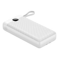China High Capacity 30000mAh Polymer Power Bank Multi Port PD QC Fast Charge Portable External Battery Pack Type-C ABS for sale