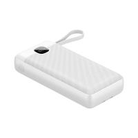 China Besiter 20000mAh High-Capacity Power Bank 22.5W Digital Display USB Input 3 Customizable Cables LI-Polymer Battery Personalized for sale
