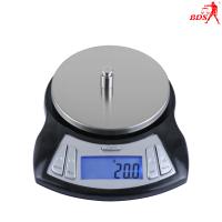 China BDS-CX kitchen scale,With LCD display,backlight,Transport locked,Overload protection,2kg/3kg/0.1g,black body color . for sale