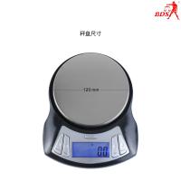 China BDS-CX kitchen scale,With LCD display,backlight,Transport locked,Overload protection,2kg/3kg/0.1g,black body color . for sale