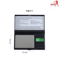 China BDS-FS pocket jewelry precision scale,facotry direct sale,black color ,100g and 200g/0.01g,good price with good quality for sale