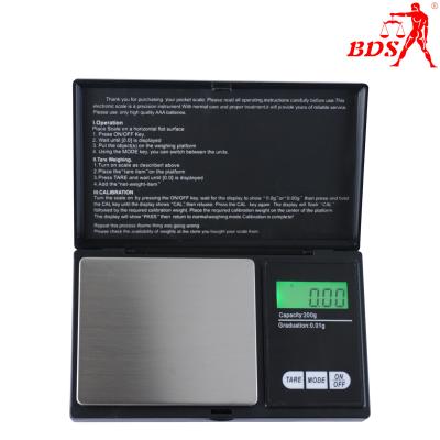 China BDS-CS pocket jewelry precision scale,facotry direct sale,black color ,100g and 200g/0.01g,good price with good quality for sale