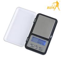 China BDS 0.01g Pocket scale 100g/200g black weighing scale with LCD display for sale
