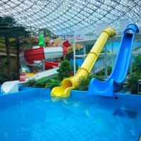 China Customization Fiberglass Family Water Slide With 5-10 Meter Platform Height for sale