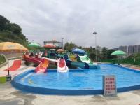 China 200m2 Area Wide Family Water Slide For Children Easy Installation for sale