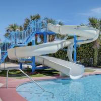 China Customization Resort Water Slide  In Ground Pool Water Slide Straight for sale