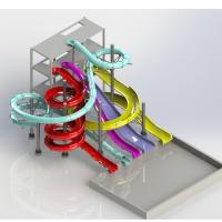 China Wear Resistance Combo Water Slide Easy Installation Water Park Slide for sale
