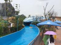 China 200 People Capacity Outdoor Lazy River With Concrete Pump Materials Regular Maintenance for sale