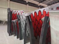 China 3-Person Capacity Fiberglass Big Water Slide 15m Height  1 Year Warranty for sale