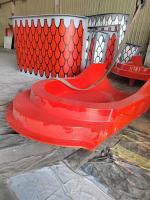 China 3-Person Capacity Fiberglass Big Water Slide 15m Height  1 Year Warranty for sale