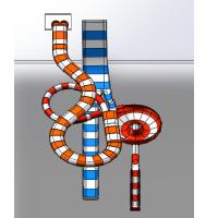 China Outdoor Entertainment Bowl Water Slide Boomerang Water Slide For Exciting for sale