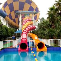 China Durable Creative  Twist Water Slide Add Excitement To Your Water Park for sale
