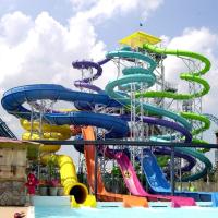 China Customizable Fiberglass Water Slide For Adult Thrill Seekers Both Indoors And Outdoors for sale