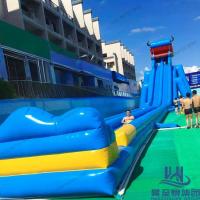 China Commercial Grade Inflatable Water Slide And Pool With Bouncy House Inflatable Water Slide for sale