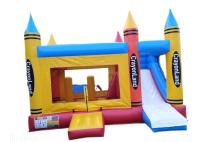 China New Arrival inflatable blue dry slide for rental, outdoor inflatable two lane slide for kids for sale