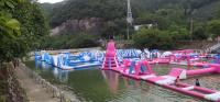 China Maximize Fun and Profit Obstacle Course with Customizable Inflatable Water Park for sale