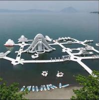 China Durable Pvc Tarpaulin Inflatable Water Park For Backyard for sale