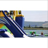 China 0.9mm  Plato PVC Inflatable Water Park For Kids 5 Years Old for sale