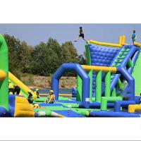 China 0.9mm  Plato PVC Inflatable Water Park For Kids 5 Years Old for sale