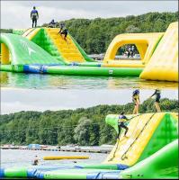 China Customizable Theme Inflatable Water Park 1 Year Warranty for sale