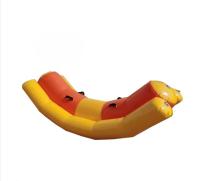 China Custom Park Water Sport 4 Person Flying Fish Inflatable Banana Boat Fun Inflatable Flying Fish Banana Boat for sale